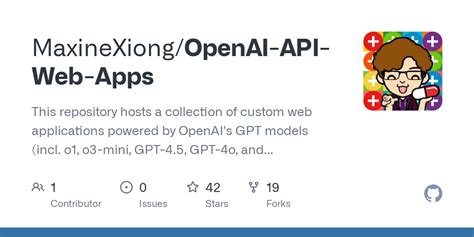 Github Maxinexiong Openai Api Web Apps This Repository Hosts A Collection Of Custom Web