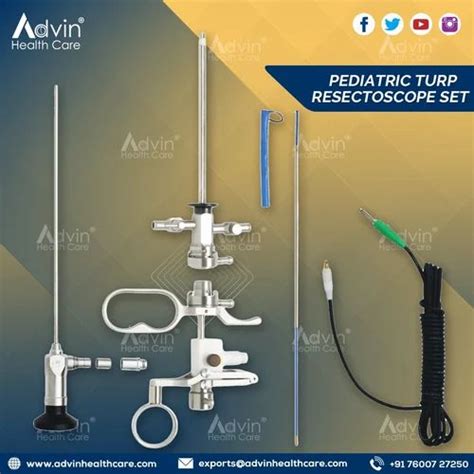 Stainless Steel Pediatric Resectoscope Set 26 Fr At Rs 15000 In Ahmedabad