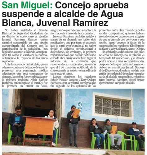 Cajamarca Opina