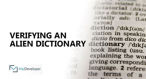 Verifying An Alien Dictionary In Javascript Mike Mai