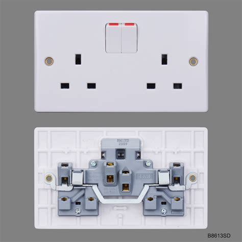Twin Socket White In Colour Brilliance Electric Ltd