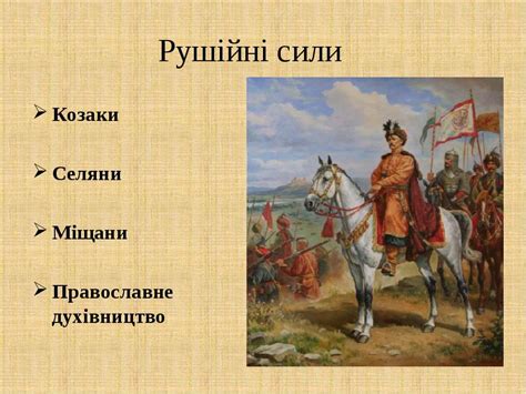 Національно визвольна війна українського народу під проводом Богдана