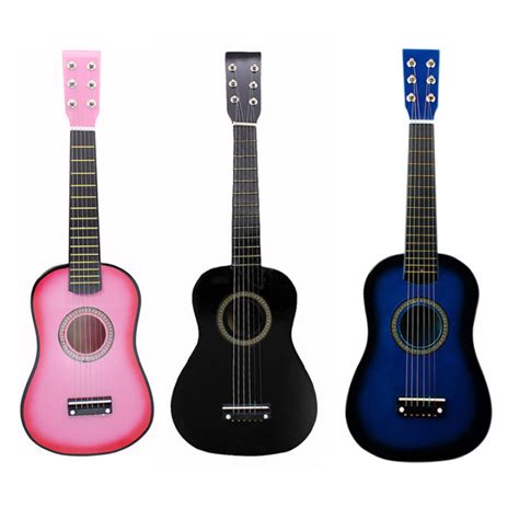 Tuqc Mini 23 Inch Basswood 12 Frets 6 String Acoustic Guitar With