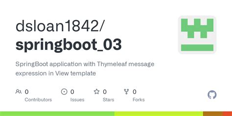 github dsloan1842 springboot 03 springboot application with