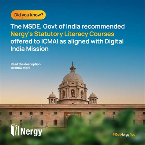 Nergy India On Linkedin Nergyindia Nergyvidya Commerce Commercetechnology Icmai