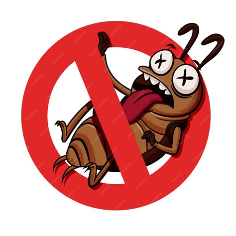 Premium Vector Vector Cartoon Funny Beetle Cockroach Mosquito