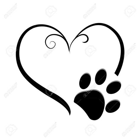 Wings Tattoos Clipart Paw Print 10 Free Cliparts Download Images On