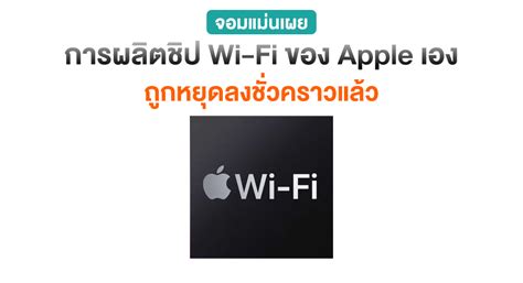 Kuo เผย Apple หยุดการผลิตชิป Wi Fi ของตัวเองชั่วคราวเพราะจะไปโฟกัส