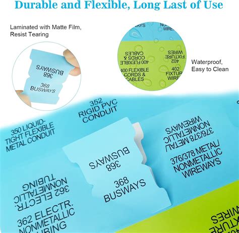 Buy NEC Tabs 120 Pcs For 2020 National Electrical Code Book Not Included Color Coded And