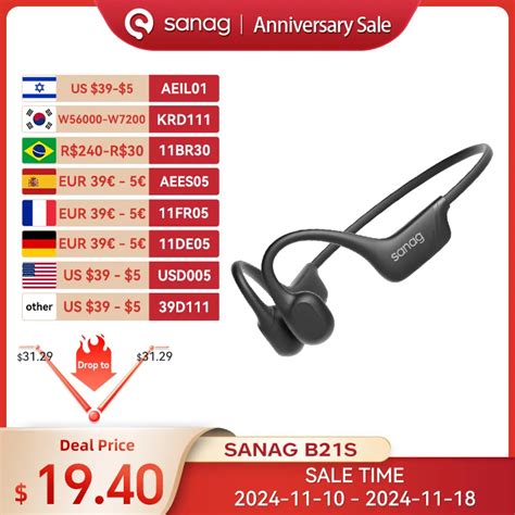 Sanag B21s True Bone Conduction Bluetooth 5 4 Earphone Aac Hifi
