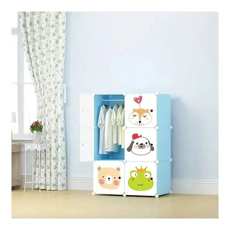 Dulap Modular Copii Polipropilena 4 Compartimente 1 Umeras 75 X 37