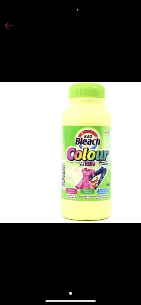 Bleach Colour Powder By Kao Review Cleaning Supplies