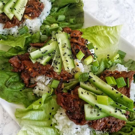 Bulgogi Lettuce Wraps