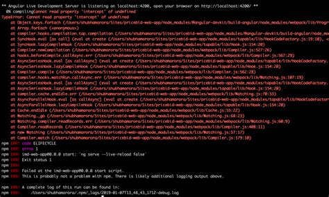 Can Not Read Property Intercept Of Undefined After Upgrading Angular Cli To Latest Stack Overflow