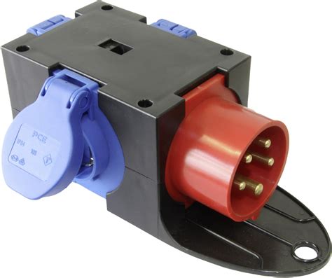 105 0b pce розетка встраиваемая 16а 250v 2p e ip54 50x50 подключение ...