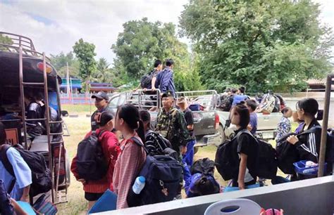 ထိုင်းနိုင်ငံ၌ ယာယီခိုလှုံနေသည့် စစ်ဘေးရှောင် ၅၀၀ နေရပ်ပြန်