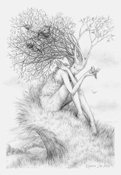 Nature Drawing Tree Drawing Drawing Artist