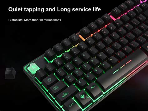 Meetion K9300 Rainbow Arabic Wired Gaming Keyboard Alfrensia