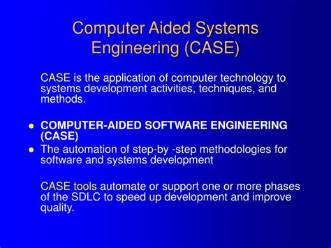 Ppt Computer Aided Systems Engineering Case Powerpoint Presentation Id 6369761