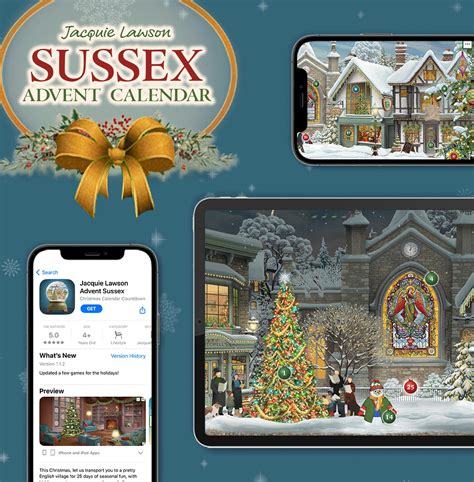 Sussex Advent Calendar App IOS Android Jacquie Lawson