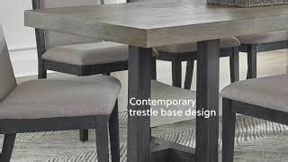 Foyland Black And Brown Dining Room Set From Ashley Furniture Coleman Furniture