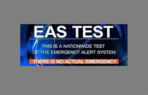 Federal Officials Planning National Eas Test