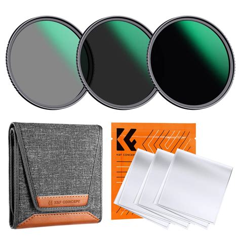 Glass Nd Filter Kit 49mm Nd8nd64nd1000 24 Kandf Concept Kentfaith