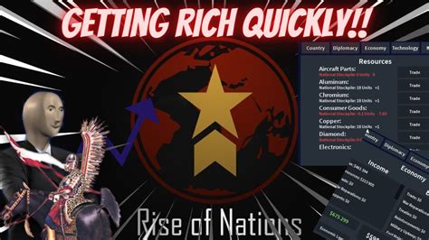 Roblox Rise Of Nations How To Get Rich Quickly Youtube