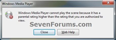 Windows Media Player Turn DVD Playback Restrictions On Or Off Tutorials