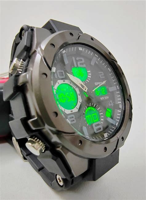 Sanda Analog Digital Watch Military Style Mens Fashion Watches