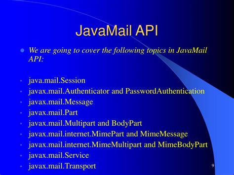 Ppt Javamail 1 Powerpoint Presentation Free Download Id 967775