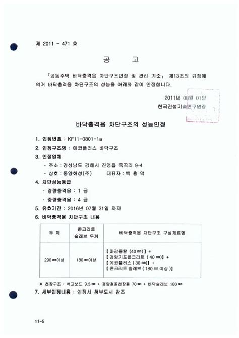 동양화성 층간차음재 한국건설기술연구원에서 차음성능인정한 바닥충격음저감완충재 경량충격음1등급 중량충격음4등급 네이버 블로그 동양화성 층간차음재 한국건설기술연구원에서 차음성능인정한 바닥충격음저감완충재 경량충격음1등급 중량충격음4등급 네이버 블로그