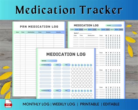 Printable Medication Tracker Am Pm Medication Chart Editable