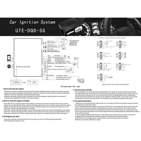 Intelligent Remote Control Car Engine Start Stop B Grandado Intelligent Remote Control Car Engine Start Stop B Grandado