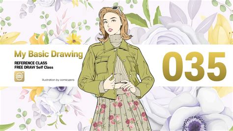 My Basic Drawing 035 ️reference Class Free Draw Self Class ️ Youtube