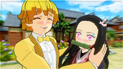 Zenitsu Goes On A Date With Nezuko Demon Slayer Vr Youtube