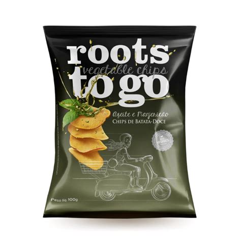 Chips De Batata Doce Manjericão 45g Roots To Go Casa Do Sertão