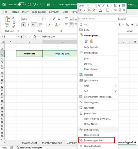 how to insert hyperlink in excel step by step guide myexcelonline