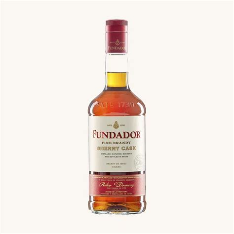 Brandy Fundador Sherry Cask Solera Brandy De Jerez Dellandalusia