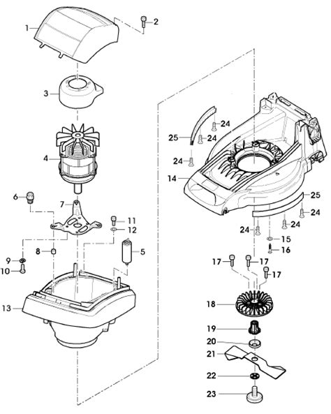 Ersatzteile von Sabo Rasenmäher Elektro Rasenmäher 40 EL SPIRIT EDV N