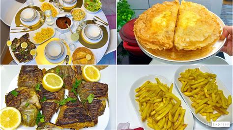 طاولة رمضانية لليوم السابع 7🌙⭐️🇹🇳 ️ شربة شعير بالعلوش بريك حوت دوراد