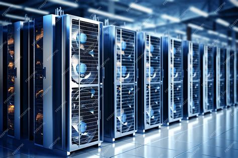 Premium Photo Server Room With A Layout Optimizing Airflow And Cooling