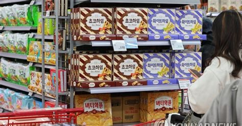 가공식품 물가 상승률 약 14년 만에 최고