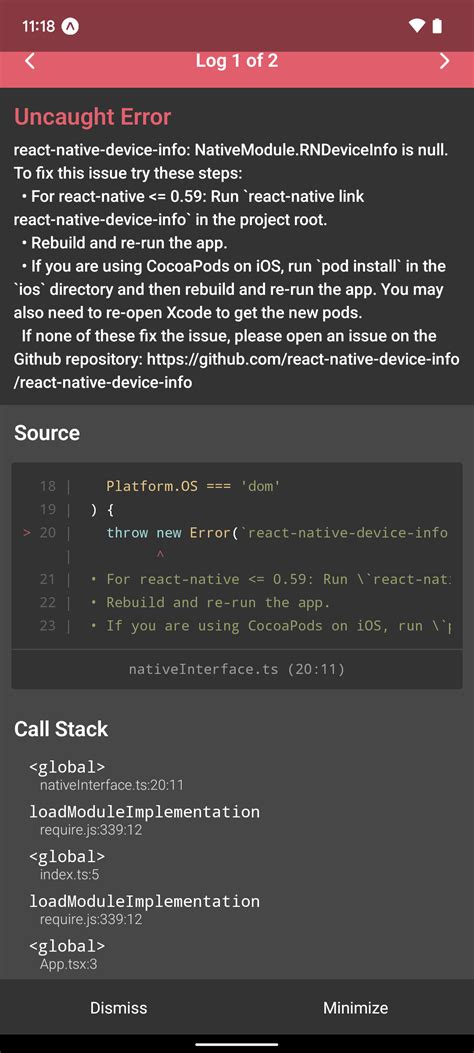nativeeventemitter require non null argument error when call hasnotch