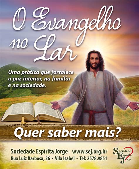 Evangelho no Lar SEJ Sociedade Espírita Jorge