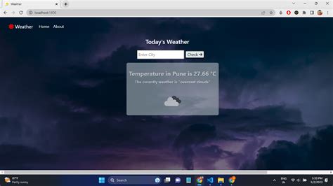 Github Dattapolade Weather Website