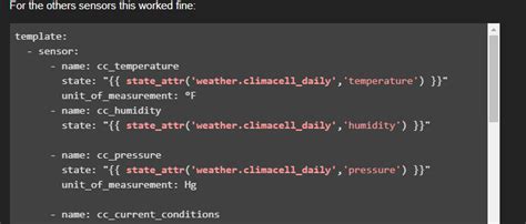 Ha Card Weather Conditions Setup With Climacell Integration Community Guides