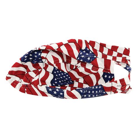 American Flag Head Wrap Wavy