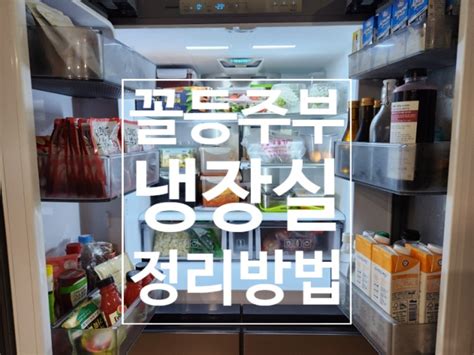 냉장고 정리방법 냉장실 밀폐용기 추천 워킹맘 꿀팁 내돈내산 네이버 블로그