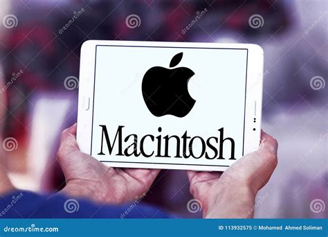Apple Macintosh Company Logo Editorial Image Image Of Logotype Macos